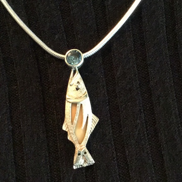 Jewelry | Sterling Silver Fish Necklace | Poshmark